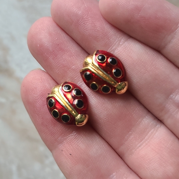 Vintage | Jewelry | Vintage Avon Ladybug Earrings | Poshmark